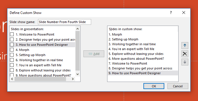 Slide Numbers: Make Slide #1 Start on the Third, Fourth, or Another Slide