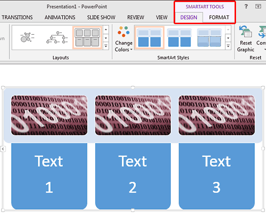 Change Shape Colors of SmartArt Graphics in PowerPoint 2013 for Windows