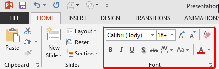 Format Text Attributes of SmartArt Graphics in PowerPoint 2013 for Windows