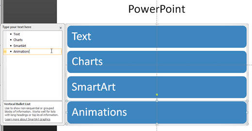 Text Pane For Smartart Graphics In Powerpoint 2007 For Windows