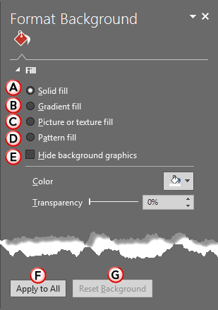 Format Slide Background in PowerPoint 2016 for Windows