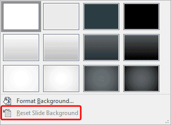 Format Slide Background in PowerPoint 2016 for Windows