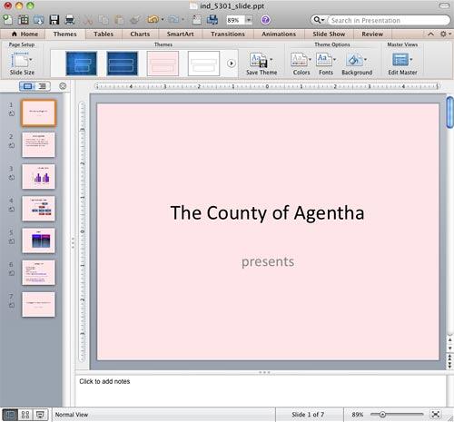 Solid Fills for Slide Backgrounds in PowerPoint 2011 for Mac