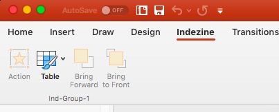 Adding Commands to Custom Groups in PowerPoint 2016 for Mac