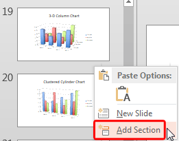 Adding and Renaming Sections in PowerPoint 2013 for Windows