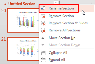 Adding and Renaming Sections in PowerPoint 2013 for Windows