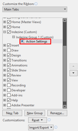 Adding Commands to Custom Groups in PowerPoint 2019 for Windows