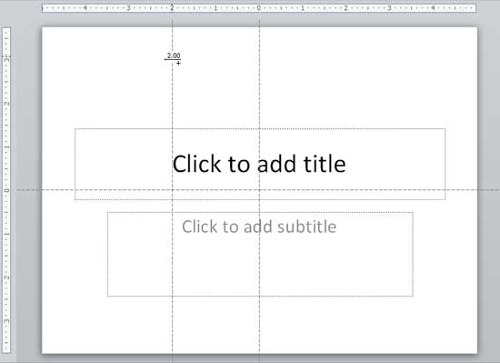 Adding More Guides in PowerPoint 2010 for Windows
