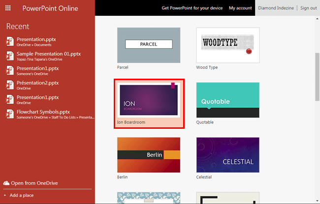 Change Aspect Ratio from Widescreen to Standard in PowerPoint for the Web