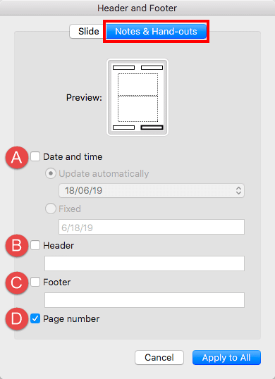 Add Headers and Footers to Notes and Handout Pages in PowerPoint 365 ...