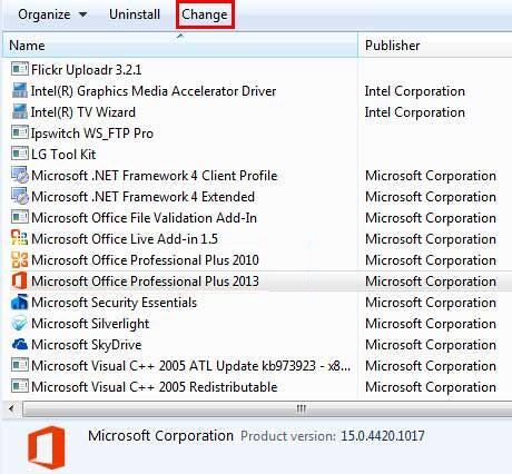 Locate Your Version in PowerPoint 2013 for Windows