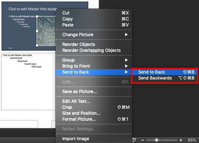 Notes Master View in PowerPoint 365 for Mac