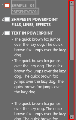 Using Outline View in PowerPoint 2016 for Windows