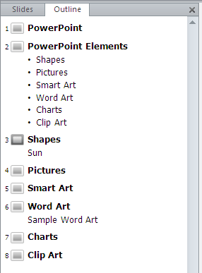 More Outline Pane Options in PowerPoint 2010 for Windows