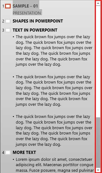 Using Outline View in PowerPoint 2013 for Windows