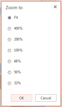 Status Bar in PowerPoint for the Web
