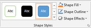 Ribbon and Tabs in PowerPoint 2013 for Windows