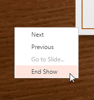 Slide Show View in PowerPoint for the Web