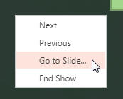 Slide Show View in PowerPoint for the Web