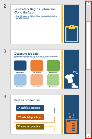 Slides Pane in PowerPoint 2019 for Windows