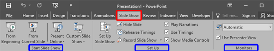 Working With Custom Groups In Ribbon Tabs In Powerpoint 2016 For Windows