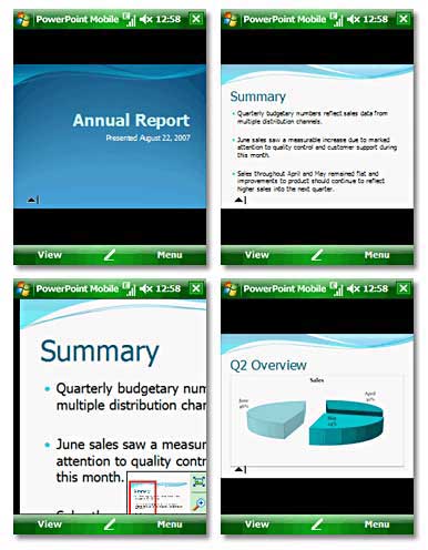 What is Office Mobile and its PowerPoint version?