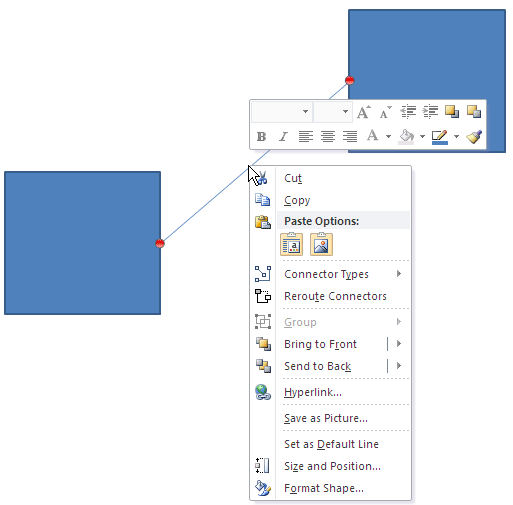 Change Connector Type in PowerPoint 2010 for Windows