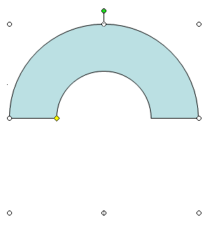 how to draw semi circle in powerpoint