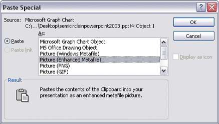 Creating Semi-Circles in PowerPoint 2003 for Windows