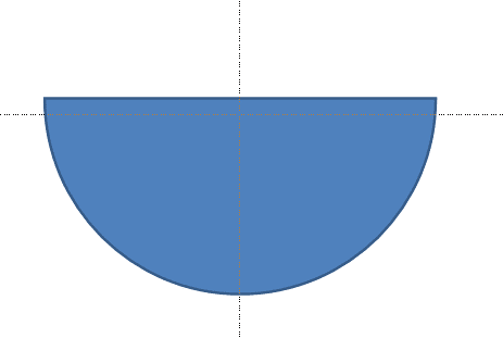 how to draw half circle in visio