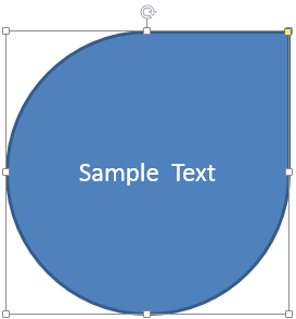 Rotate Text 180° Within Shapes in PowerPoint 2013 for Windows