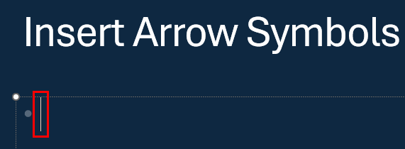 How to Insert Arrow Symbols in PowerPoint 365 for Windows