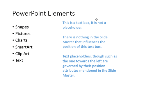 Move Text Boxes on a Slide in PowerPoint 2016 for Windows