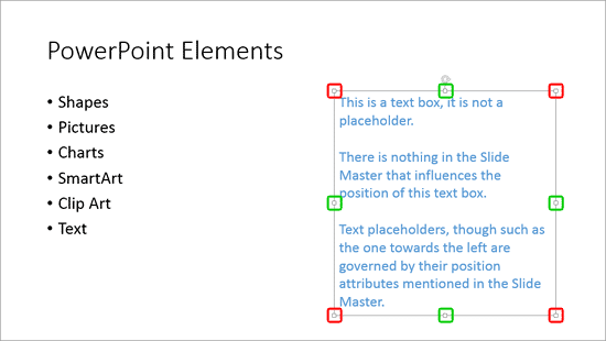 Resize Text Boxes on a Slide in PowerPoint 2013 for Windows